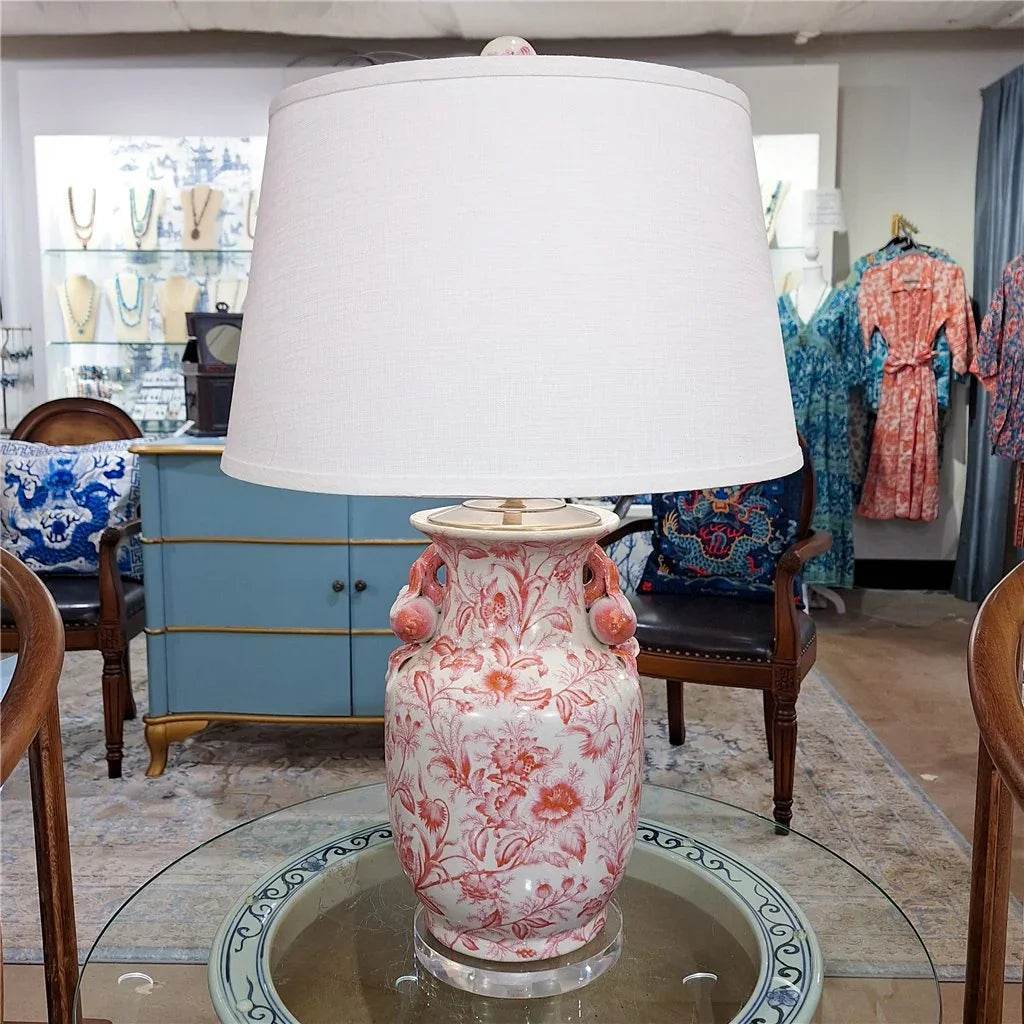 Mesa Pink Primrose Porcelain Table Lamp – Delamere Design