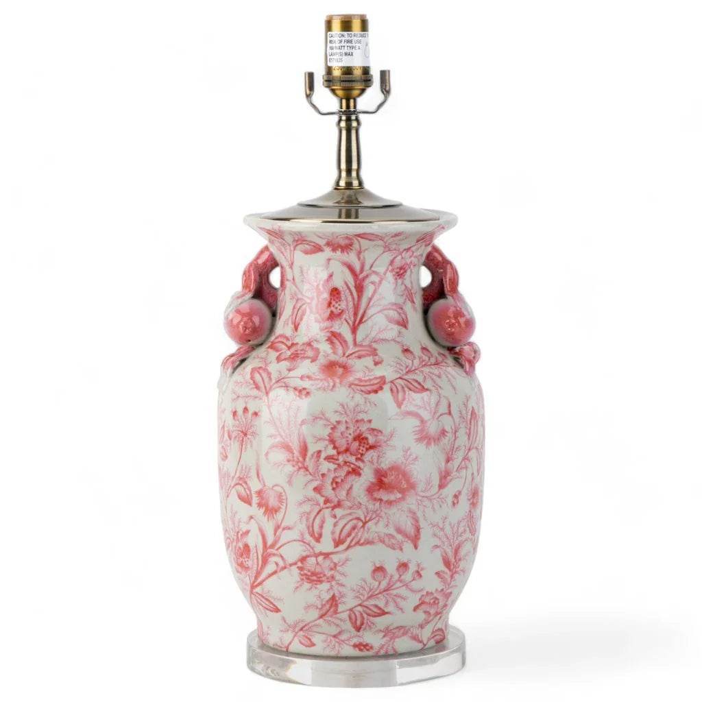 Mesa Pink Primrose Porcelain Table Lamp – Delamere Design