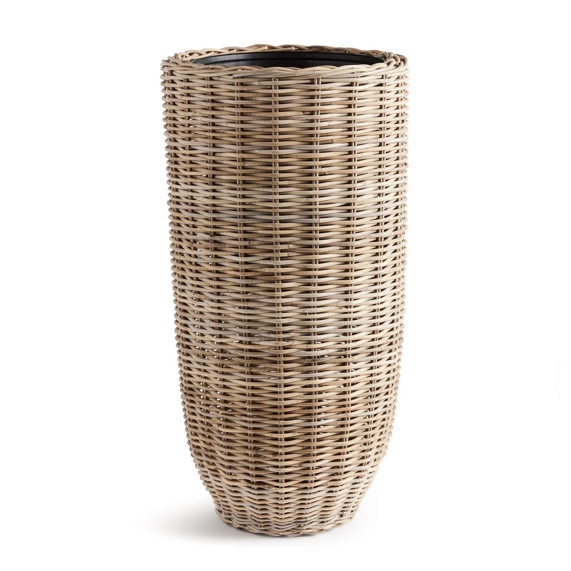 Tall Rattan Natural Planters, Shop Now for Exclusive Deals – Delamere ...