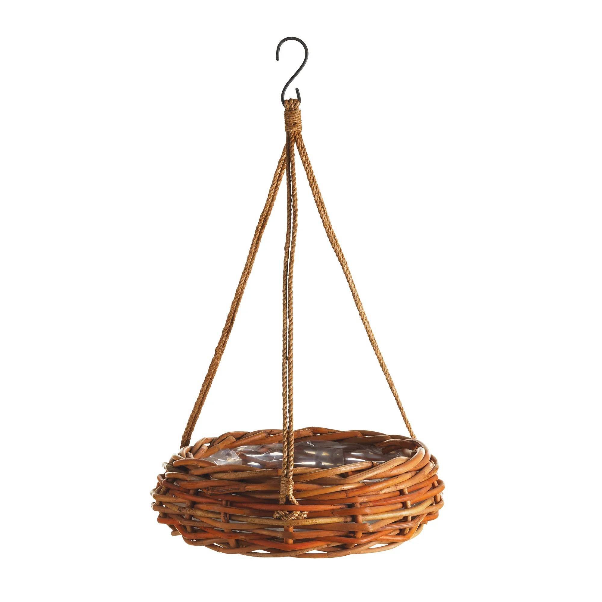 Rattan Hanging Planter Basket – Delamere Design