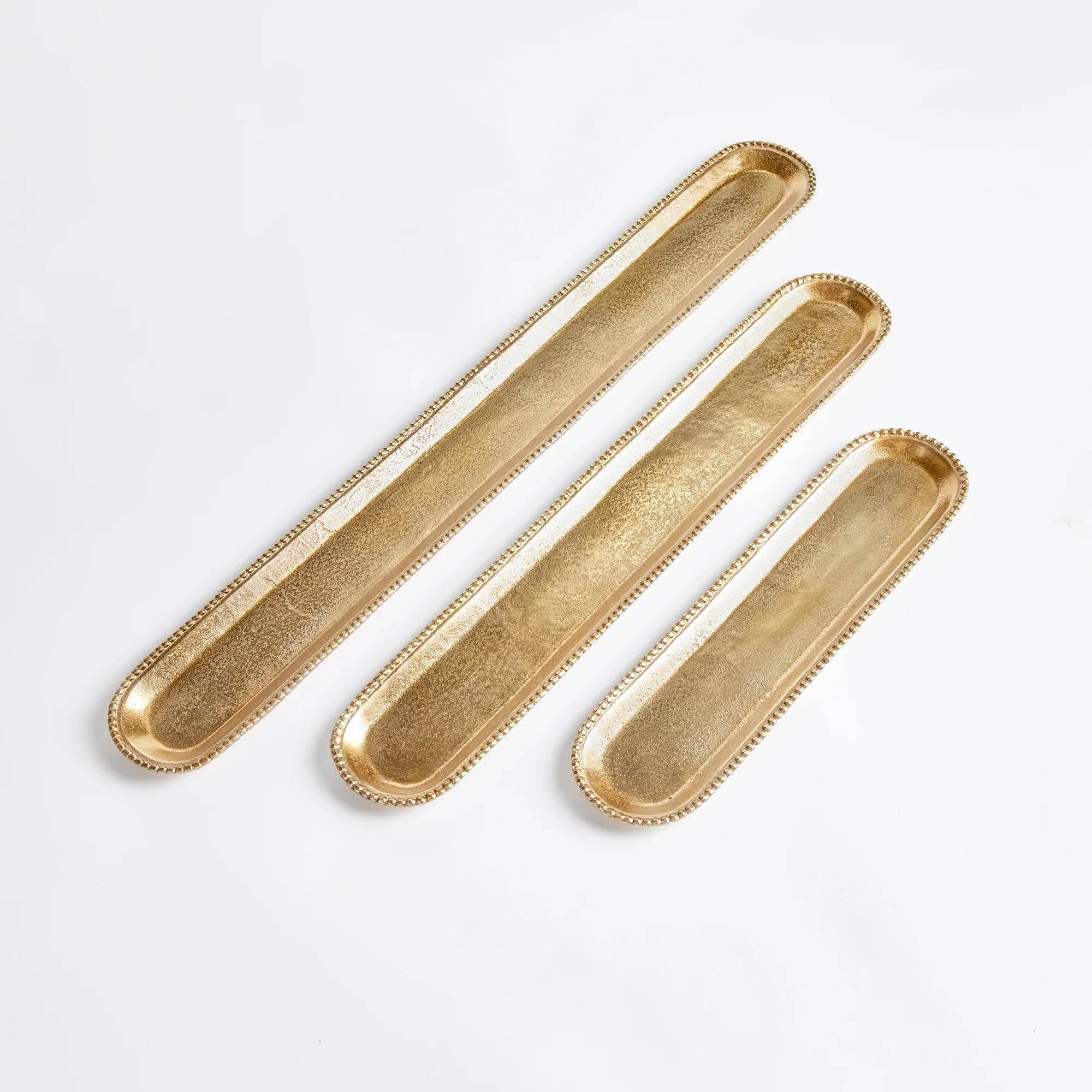 Long Narrow Decorative Trays, Set Of 3 | Delamere Design