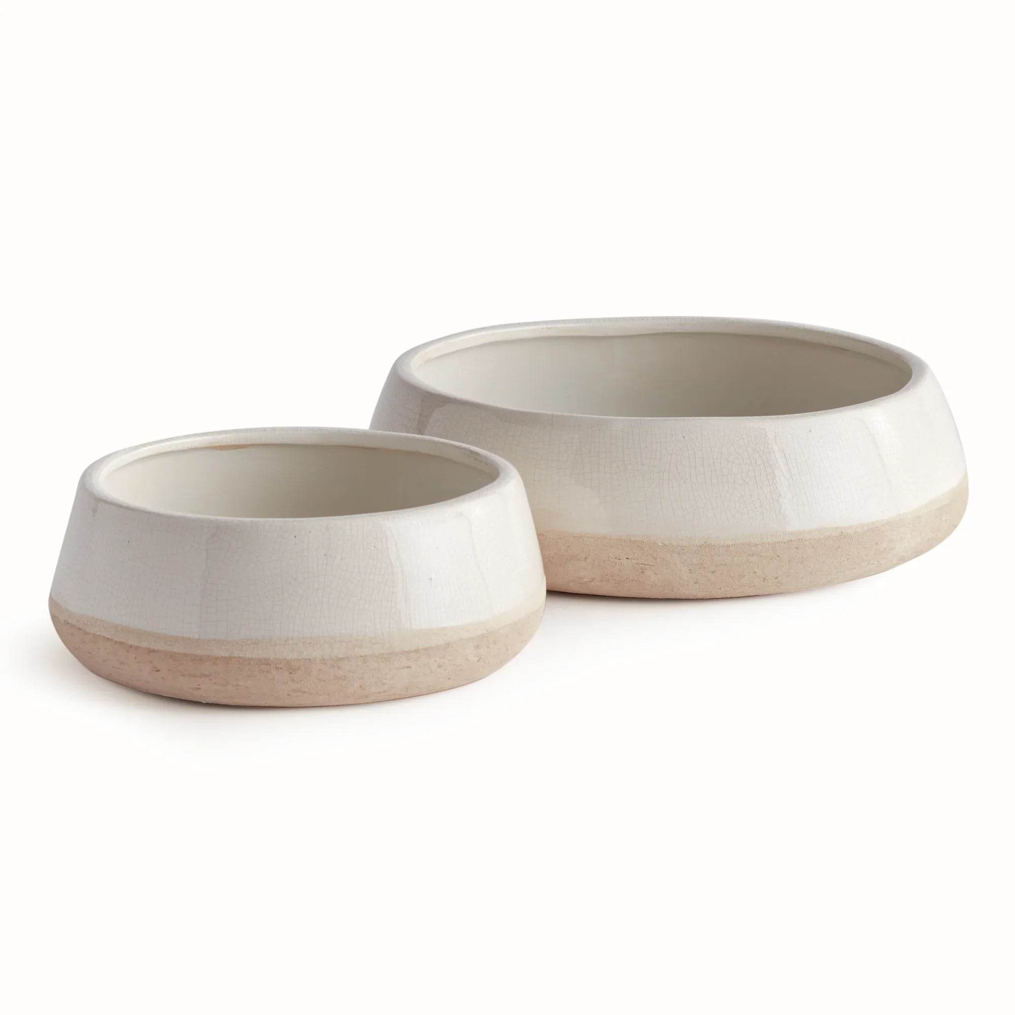 Handcrafted Warm White Bowl Set – Delamere Design