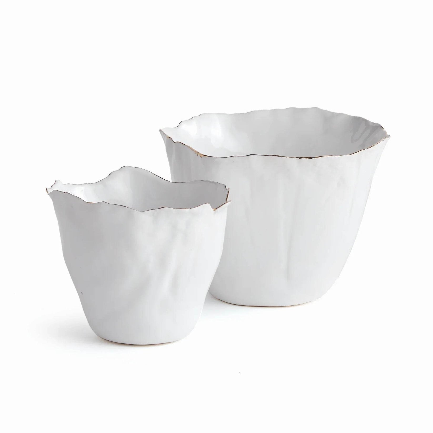 White Cachepots Planters, Shop Now for Exclusive Deals – Delamere Design