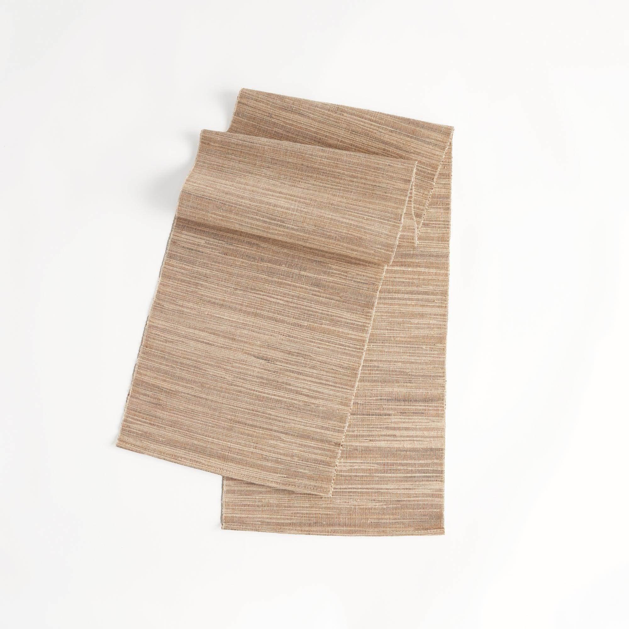 Handwoven Natural Table Runner – Rustic Farmhouse Style – Delamere Design