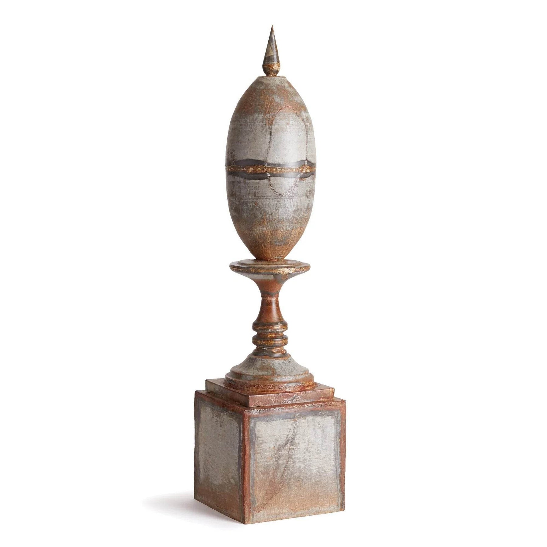 Metal Finial - Rustic Industrial, Oversized – Delamere Design