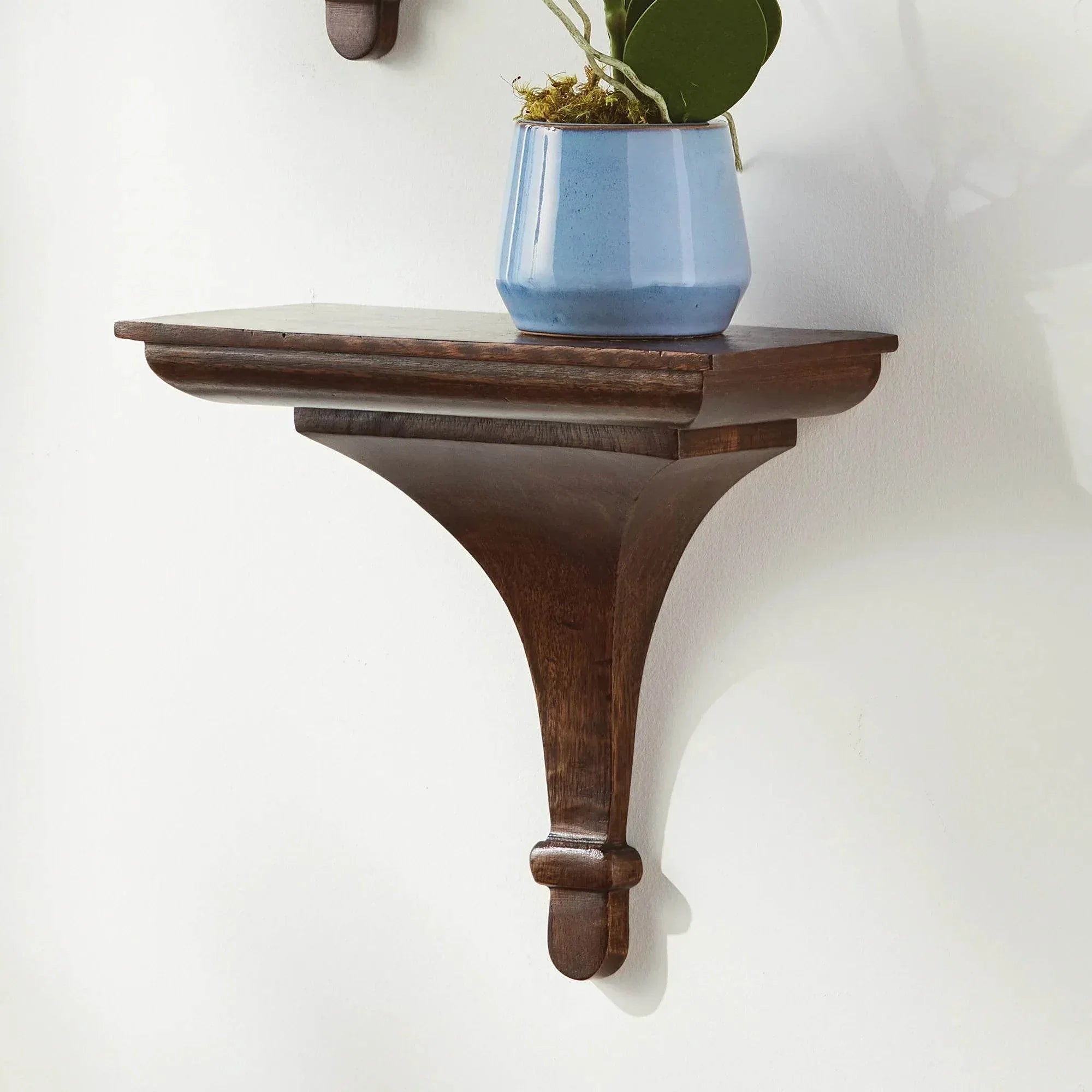 Mango Wood Wall Bracket - Medium 9" | Delamere Design